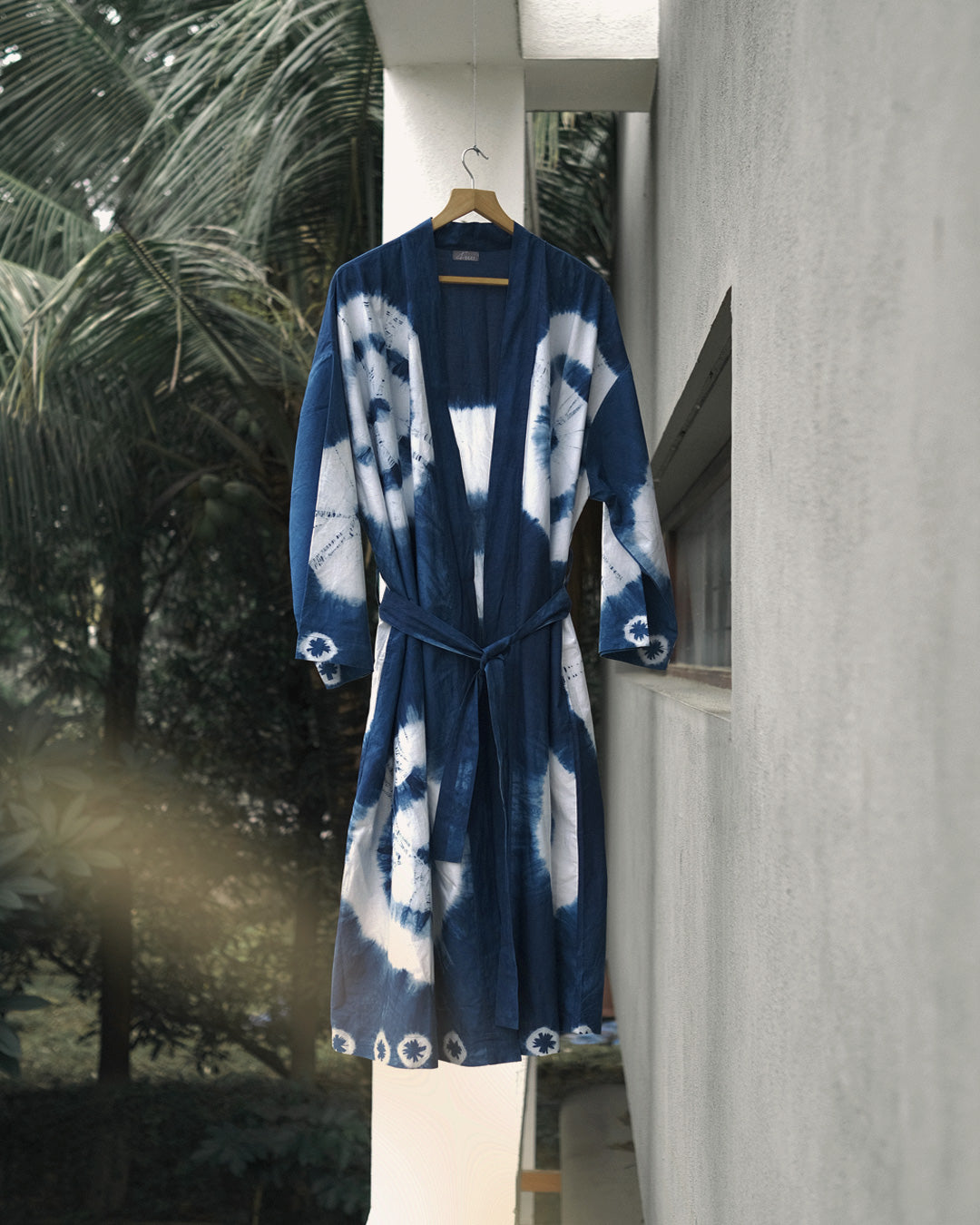 Boond - Naturally-dyed Indigo Kimono – Tarai Blue